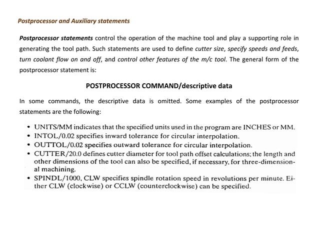 APT Programming in CAD CAM CIM for CNC programming | PDF | Programming Languages | Computing