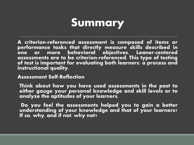 Developing Assessment Instruments Chapter 7 | PPTX | Educational ...