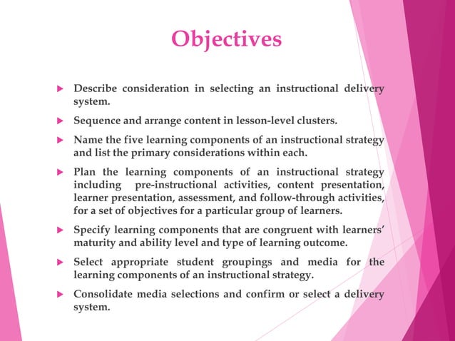 Chapter 8 Developing an Instructional Strategy | PPT