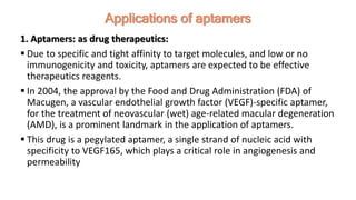 Aptamers | PPTX