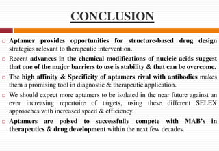 Aptamers based drug delivery | PDF