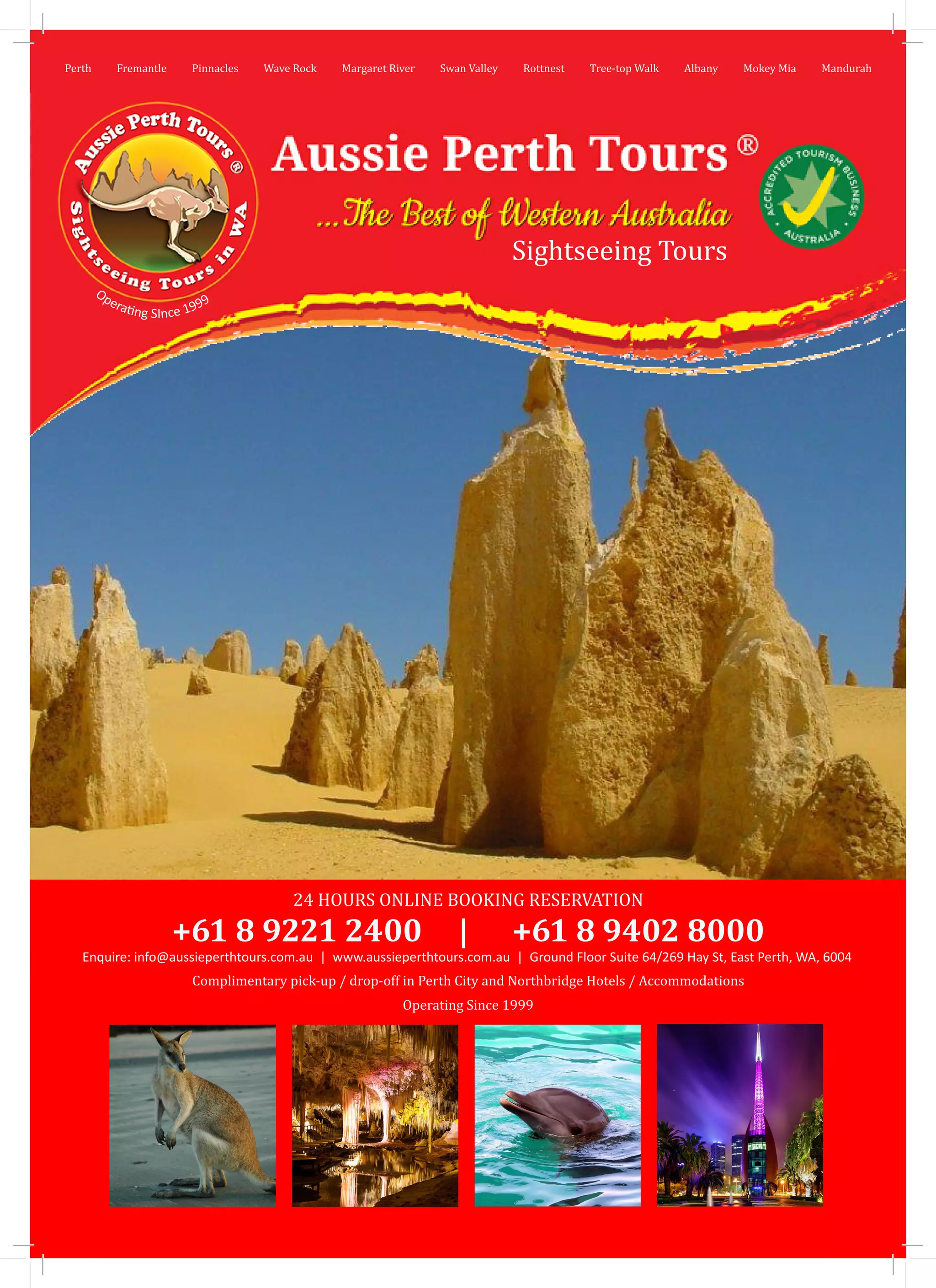 Aussie Perth Tours Brochure 2018 | PDF