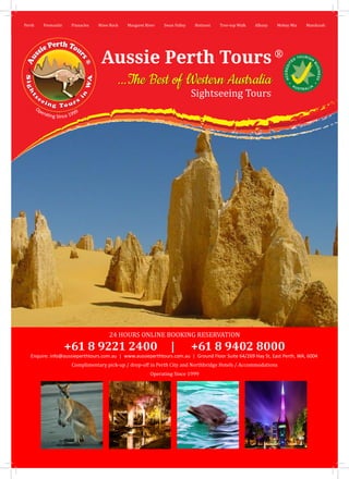 Aussie Perth Tours Brochure 2018 | PDF