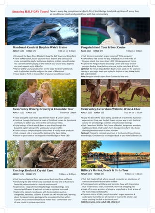 Aussie Perth Tours Brochure 2018 | PDF