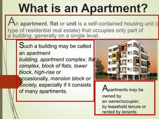 Case Study Of a Typical Apartment. | PPTX