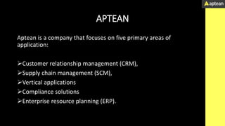Aptean Enterprise Resource Planning System | PPT