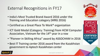 Aptech limited investorpresentation(june2017) | PDF