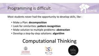 Building Skills in Introductory Programming | PPT