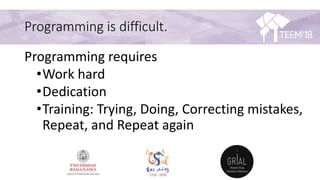 Building Skills in Introductory Programming | PPTX