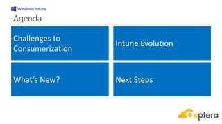 Aptera Cloud Event 2013 - Windows Intune - Eric Rupp | PPT