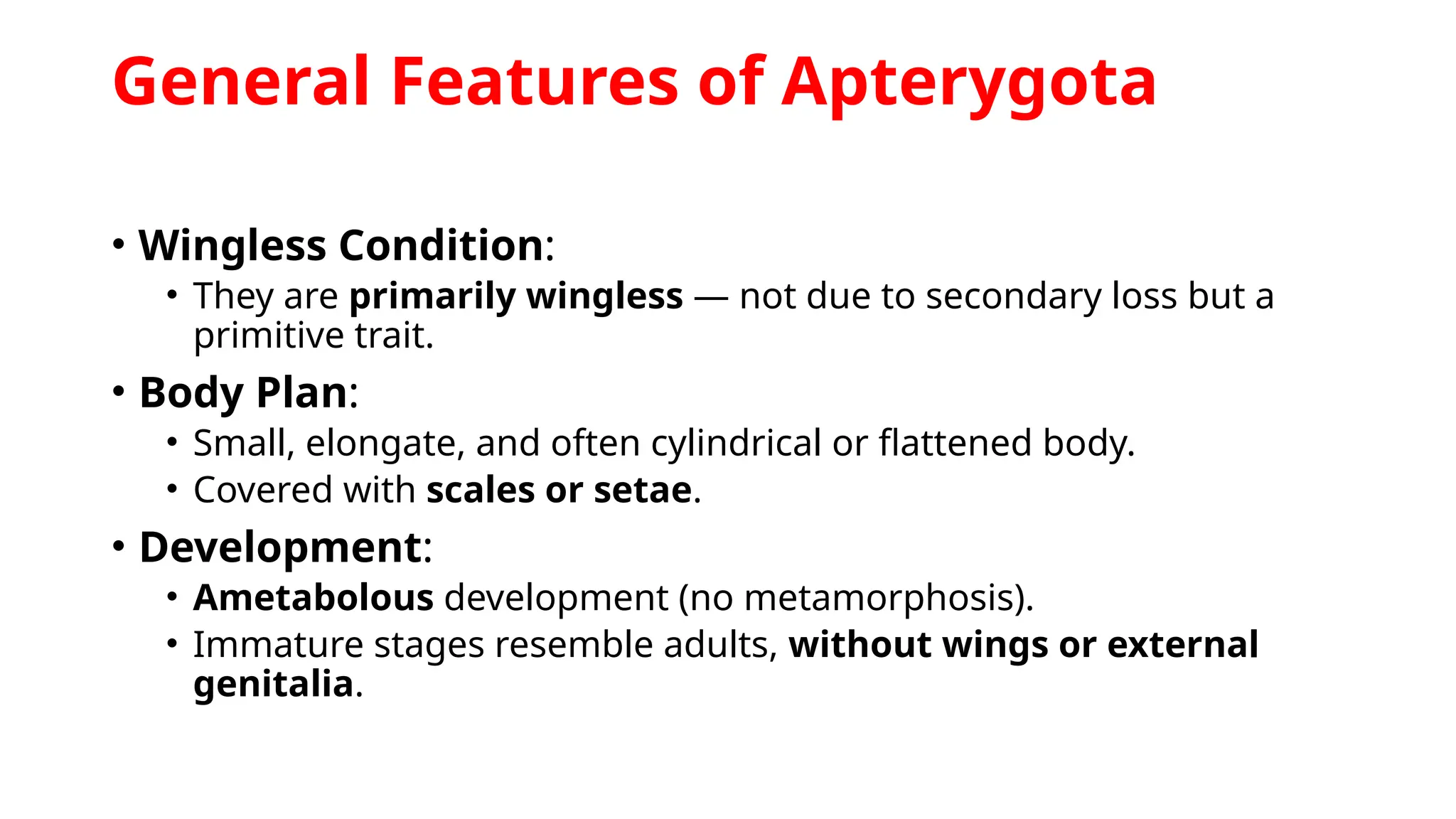 General Characters and Classification of Su class Apterygota.pptx