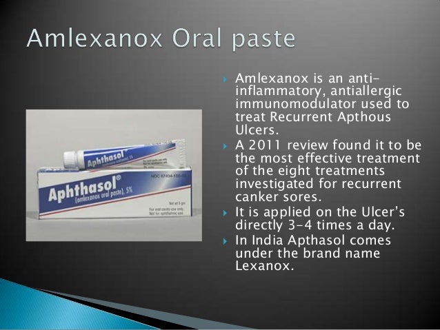 Management and Treatment of Recurrent Apthous ulcer’s