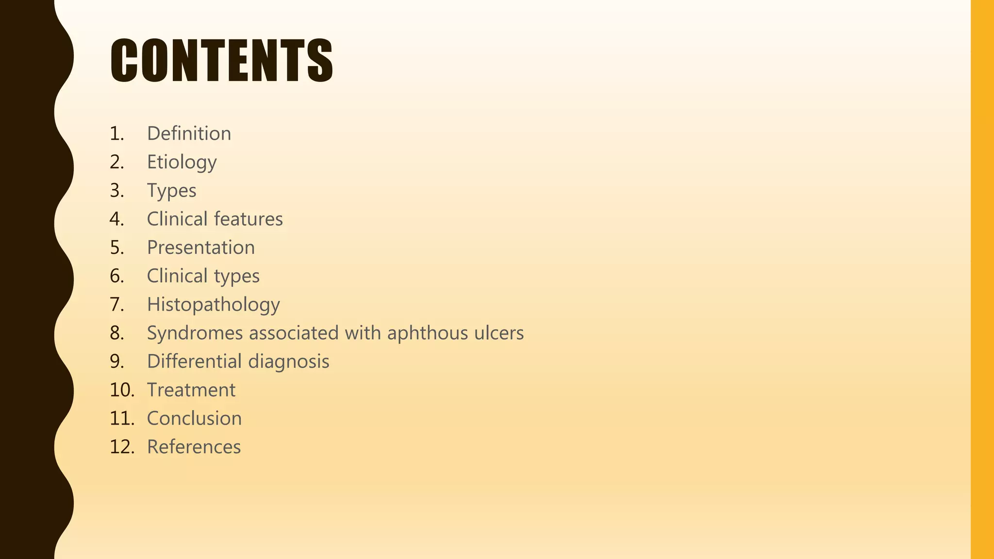 Aphthous ulcers | PPTX
