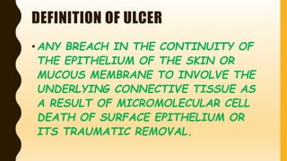 Aphthous ulcers | PPTX
