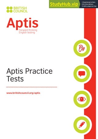 Aptis Practice Book - Web Version | PDF