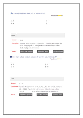 Aptitude Questions and answers | PDF