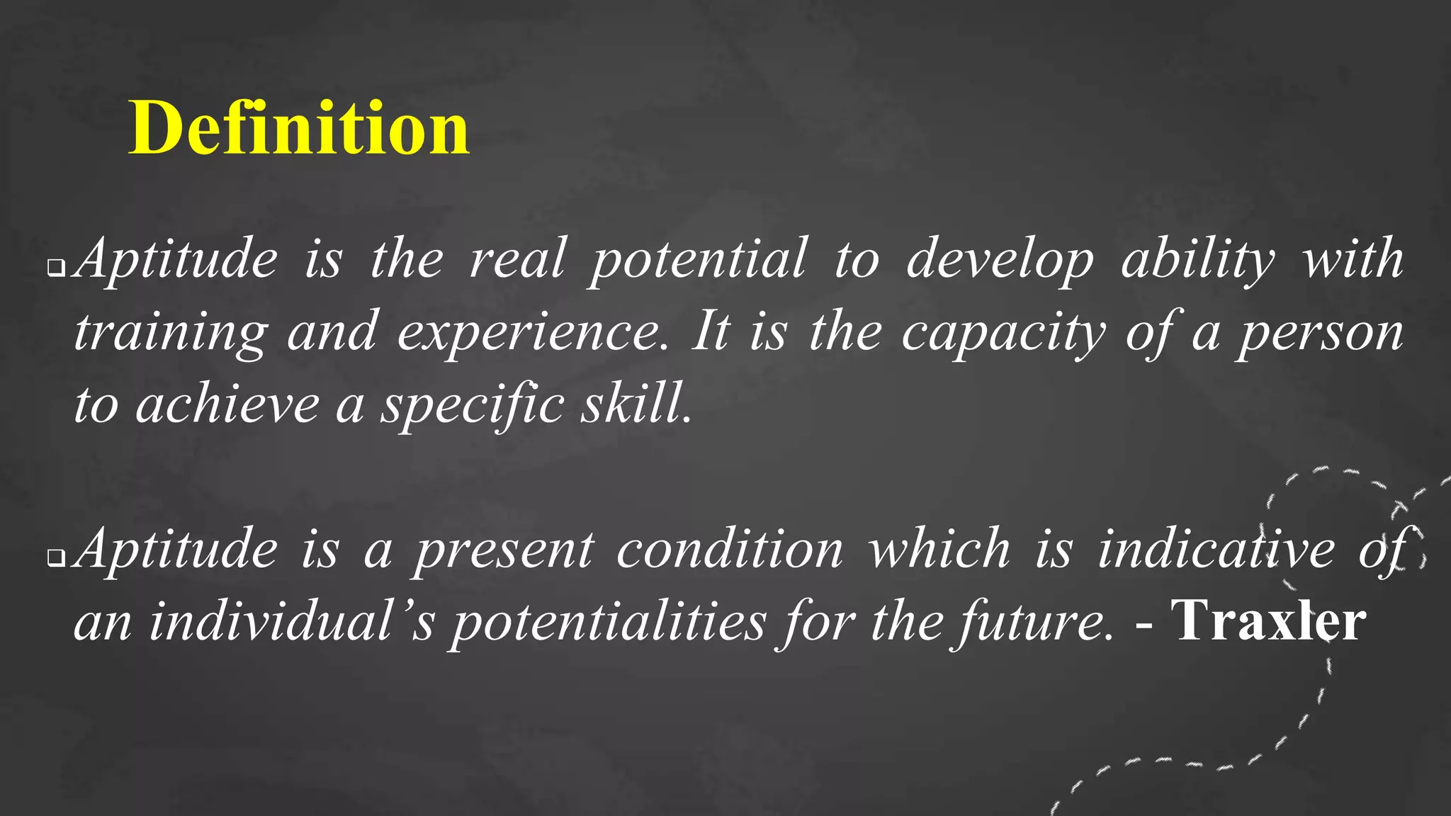 Aptitude- Psychology, Cognitive processes | PPTX