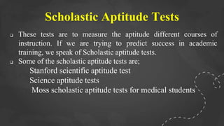 Aptitude- Psychology, Cognitive processes | PPTX