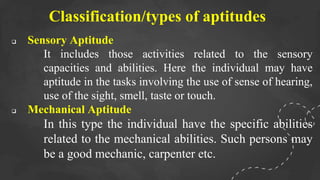 Aptitude- Psychology, Cognitive processes | PPTX