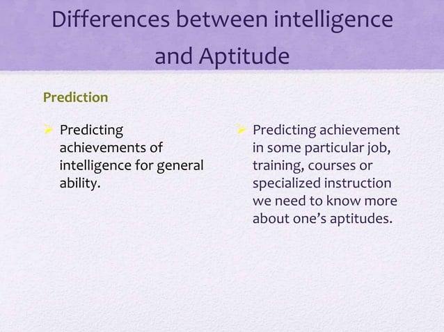 STANDERDIZED TOOL FOR APTITUDE TEST PPT. | PPT