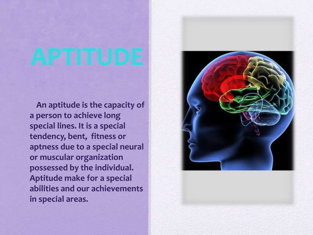 STANDERDIZED TOOL FOR APTITUDE TEST PPT. | PPT