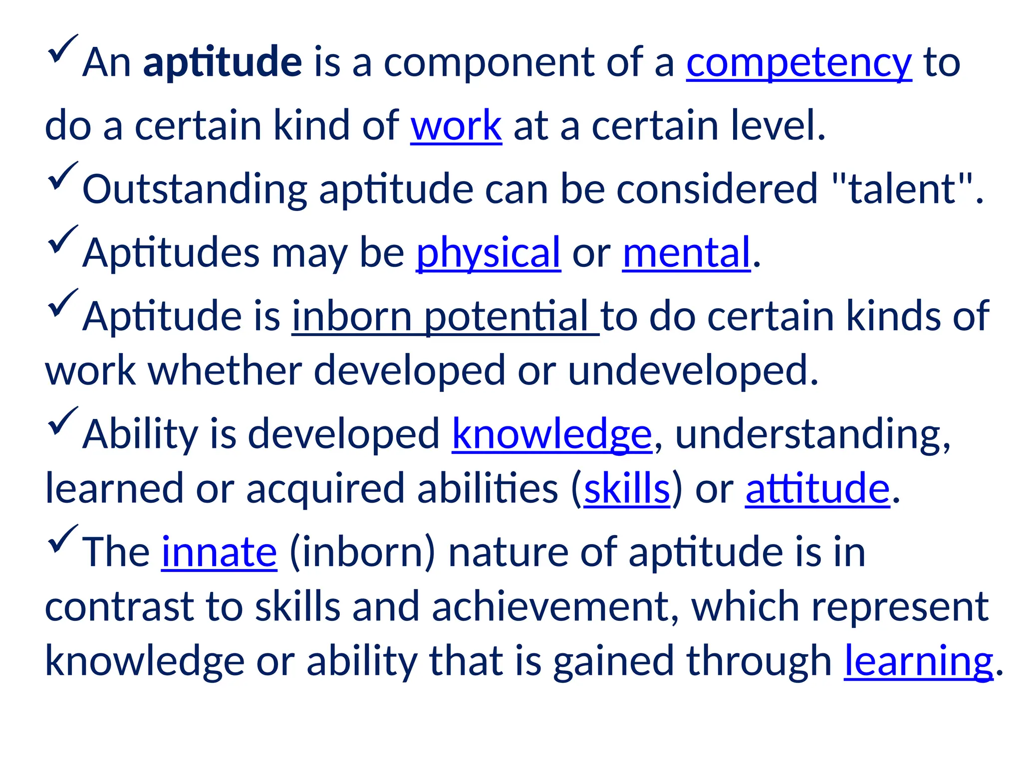 APTITUDE.pptx And then I will come to learn | PPTX