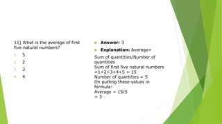 Aptitude average | PPTX