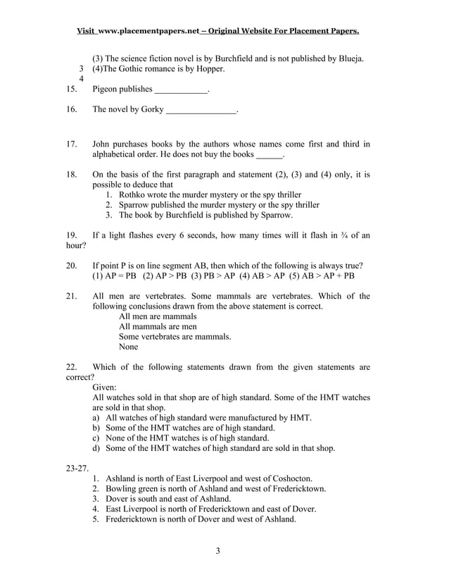 Aptitude Test Paper By Pdf