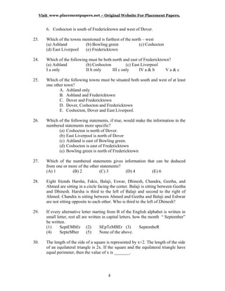 Aptitude test-paper-by-placementpapers.net | PDF