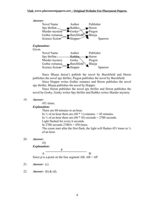 Aptitude test-paper-by-placementpapers.net | PDF