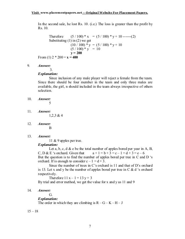 Aptitude test-paper-by-placementpapers.net