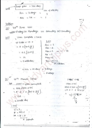 Aptitude 1 Handwritten classes Notes (Study Materials) for IES PSUs ...