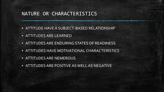 Aptitude, attitude, attention and interest | PPTX