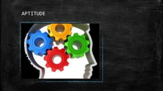 Aptitude, attitude, attention and interest | PPTX
