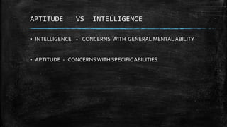 Aptitude, attitude, attention and interest | PPTX