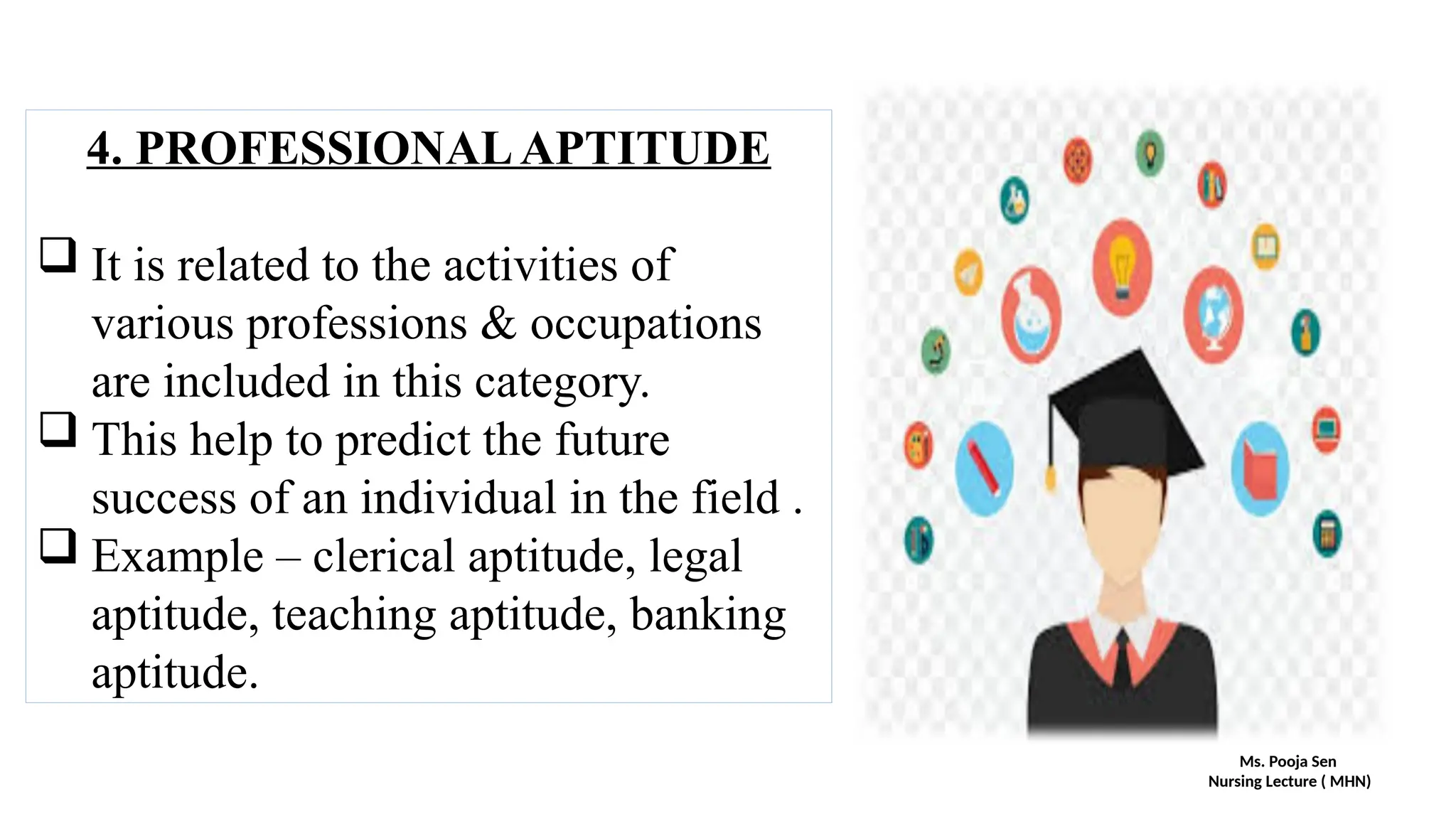 APTITUDE CONCEPT & TYPES INDIVIDUAL DIFFRENCES & ROLE OF NURSES.pptx