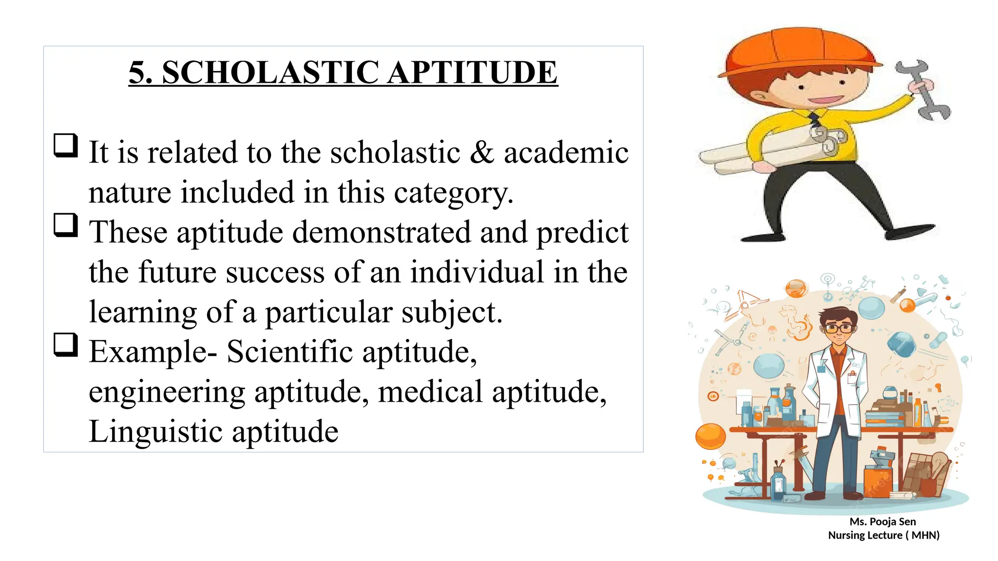 APTITUDE CONCEPT & TYPES INDIVIDUAL DIFFRENCES & ROLE OF NURSES.pptx