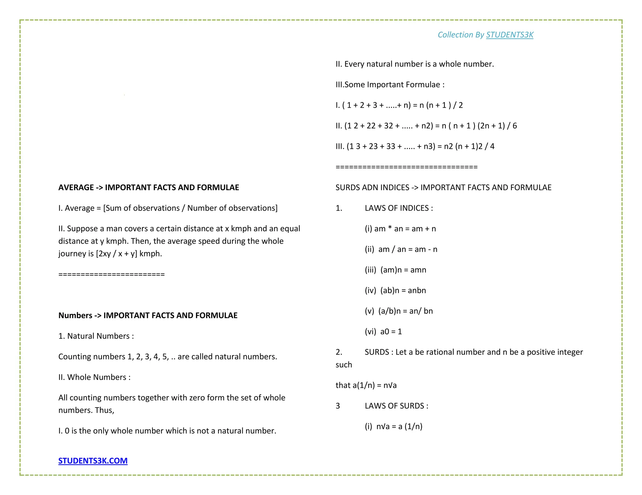 APTITUDE FORMULA DOWNLOADS-Students3k.com.pdf