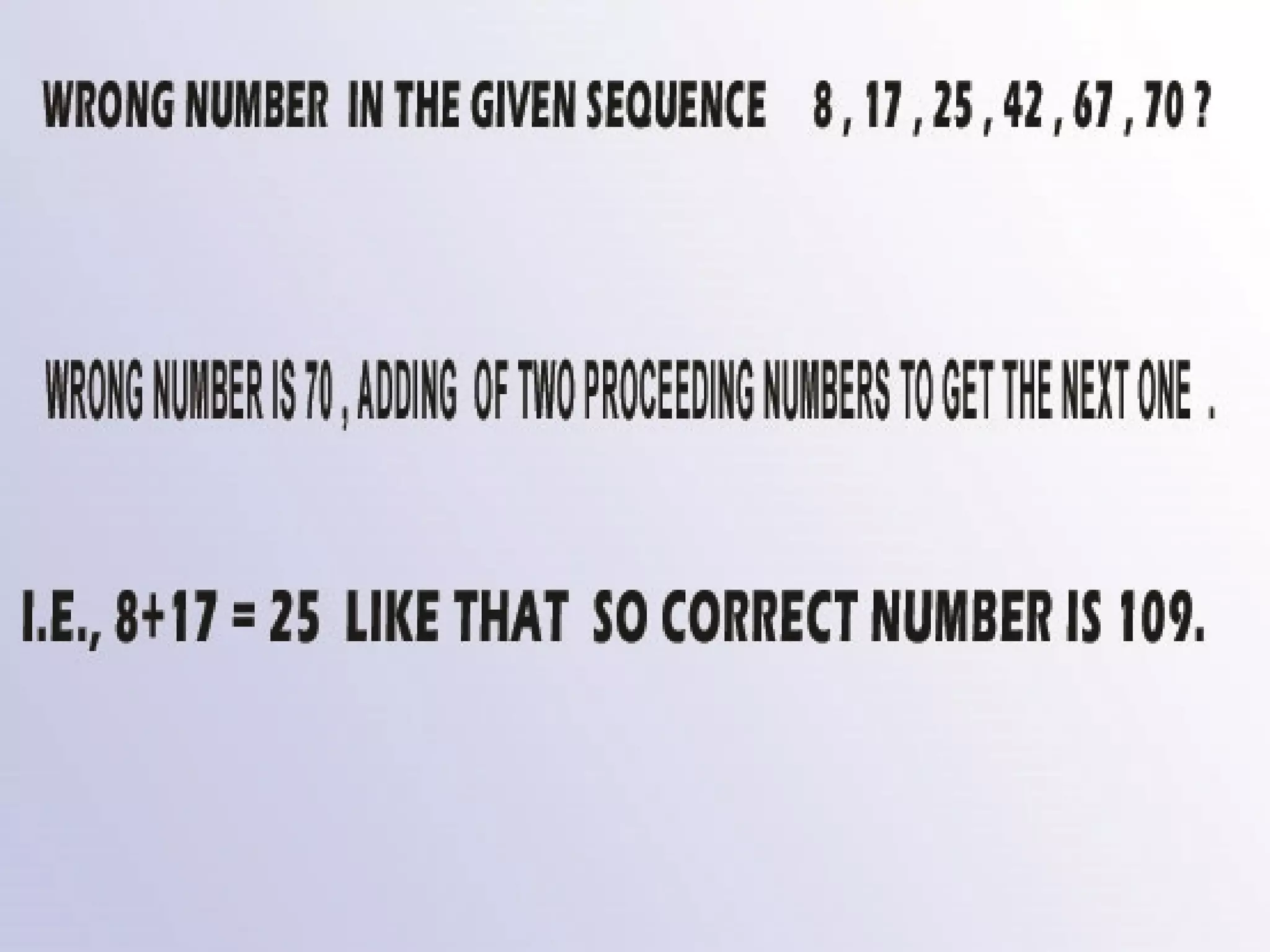 Aptitude preparation odd man out series | PPT