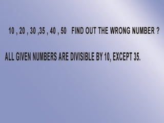 Aptitude preparation odd man out series | PDF