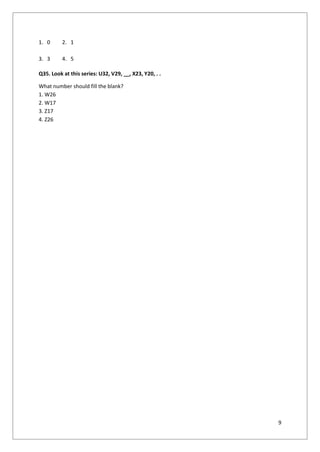 Aptitude question paper | PDF