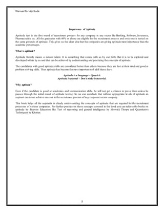 Aptitude questions all topics (1) | DOCX