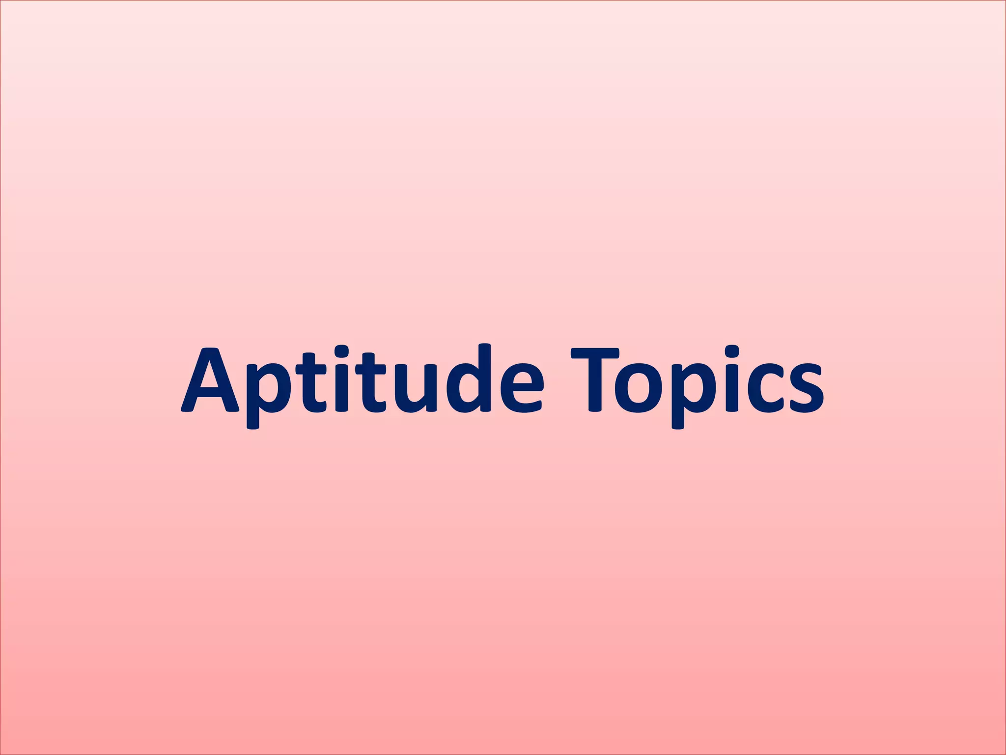 Aptitude questions and answers | PDF