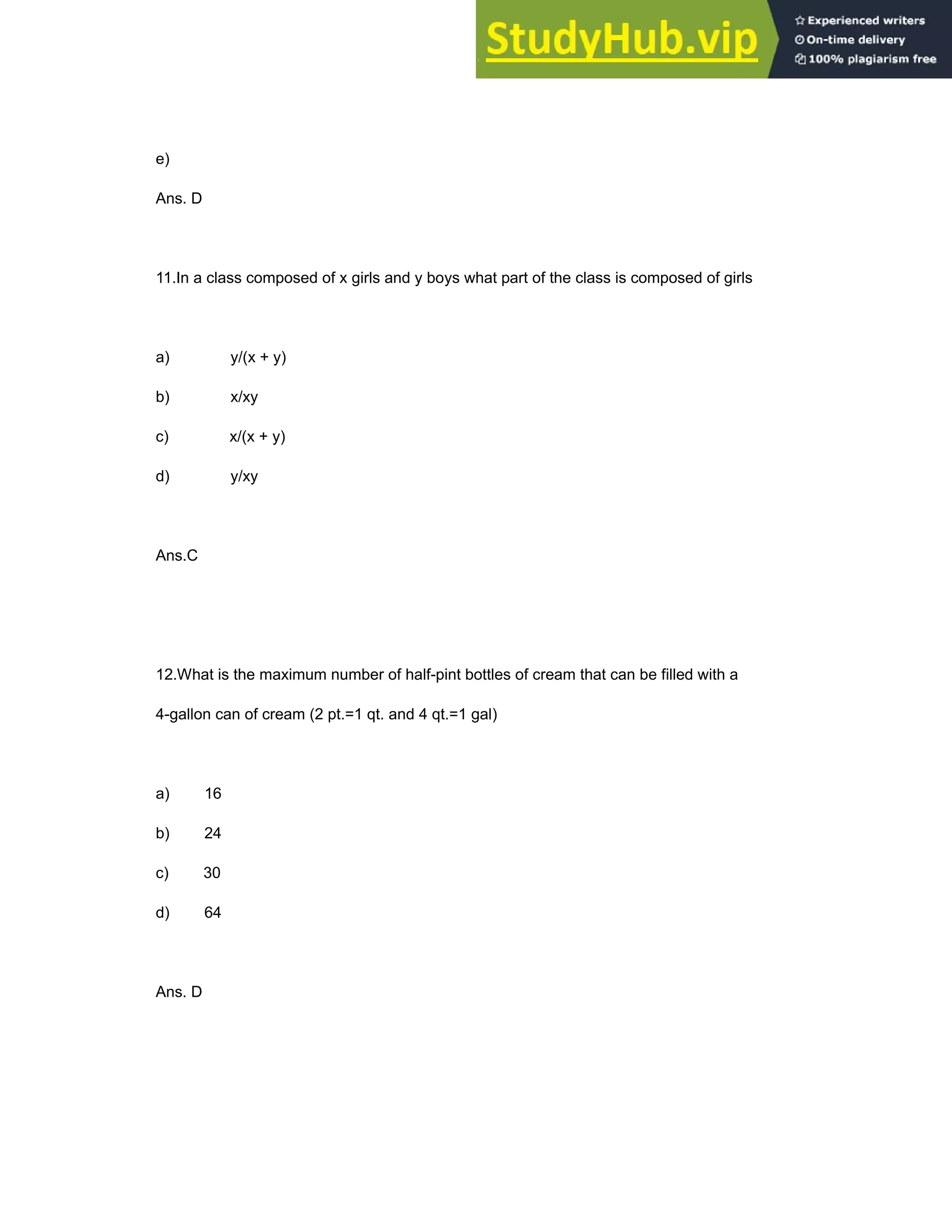 Aptitude Questions With Answers For Time Distance Problems | PDF