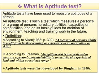 Aptitude Definition
