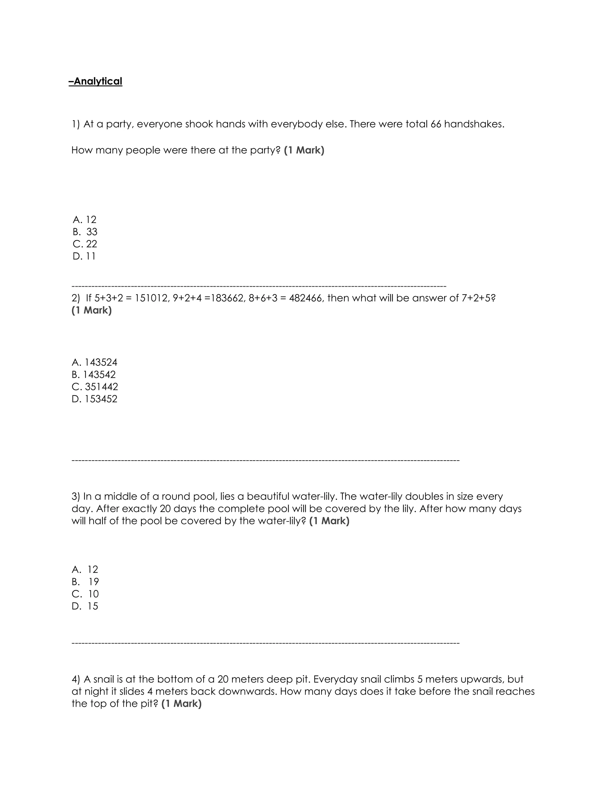 Aptitude test | DOCX | Financial Assistance | Personal Finance