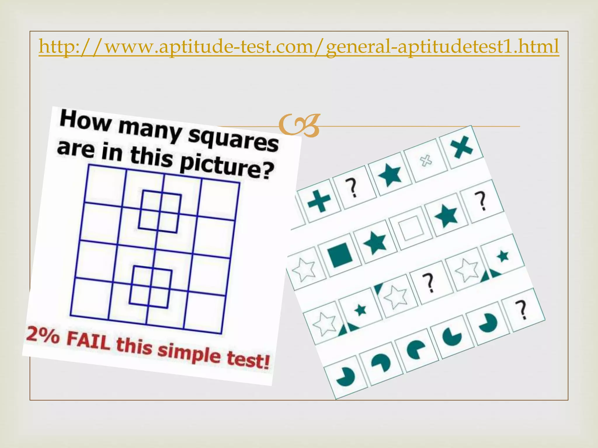 Aptitude test | PPT
