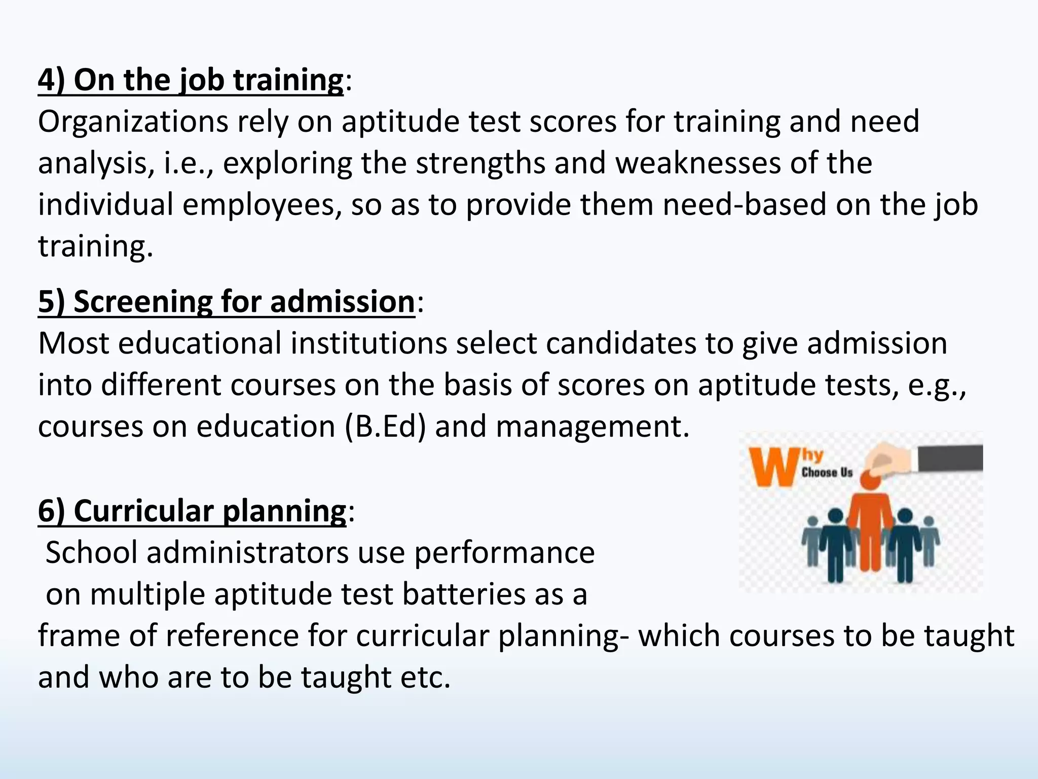 Aptitude Test in Guidance | PPTX