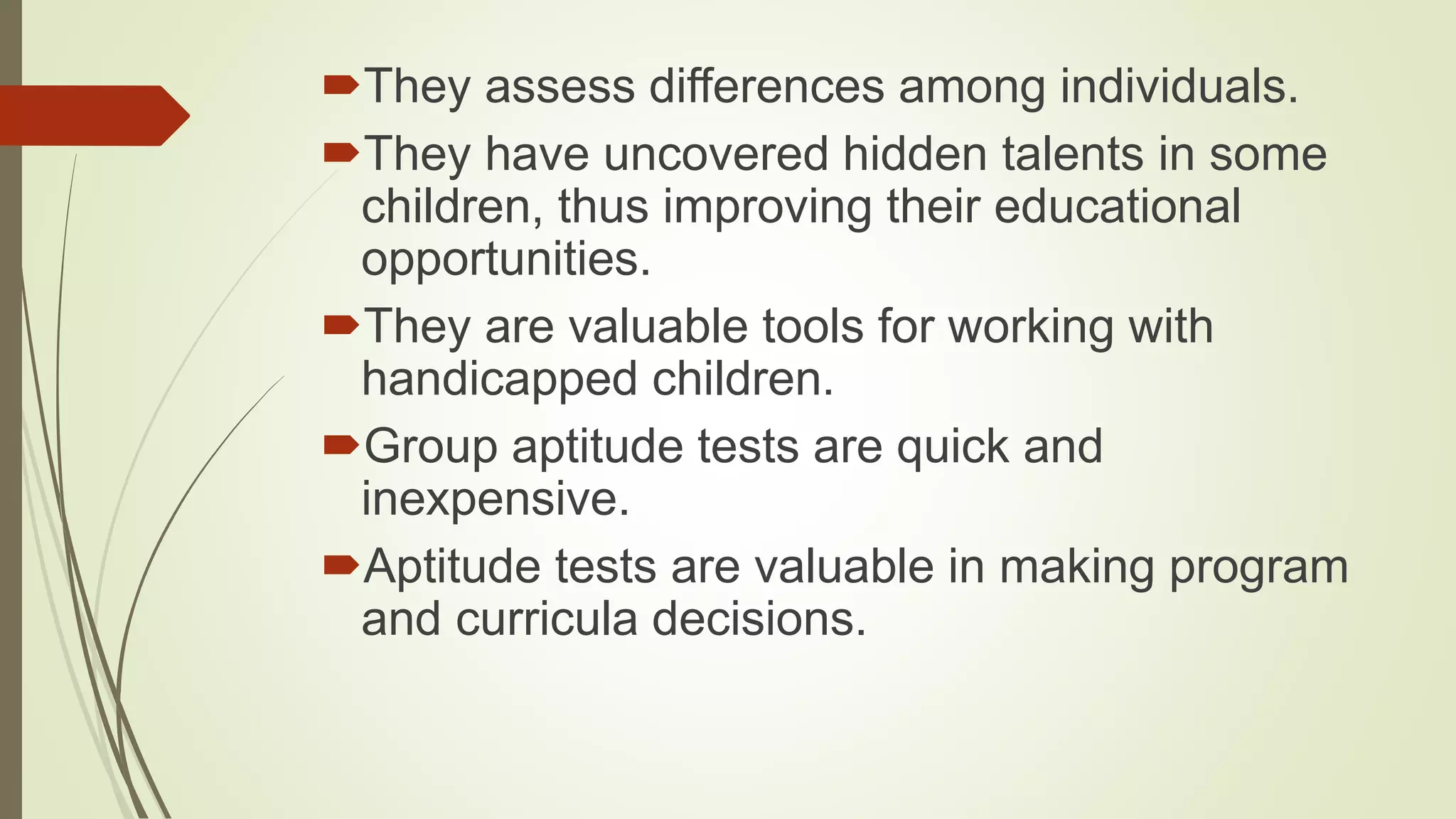 Aptitude test and its types. | PPTX