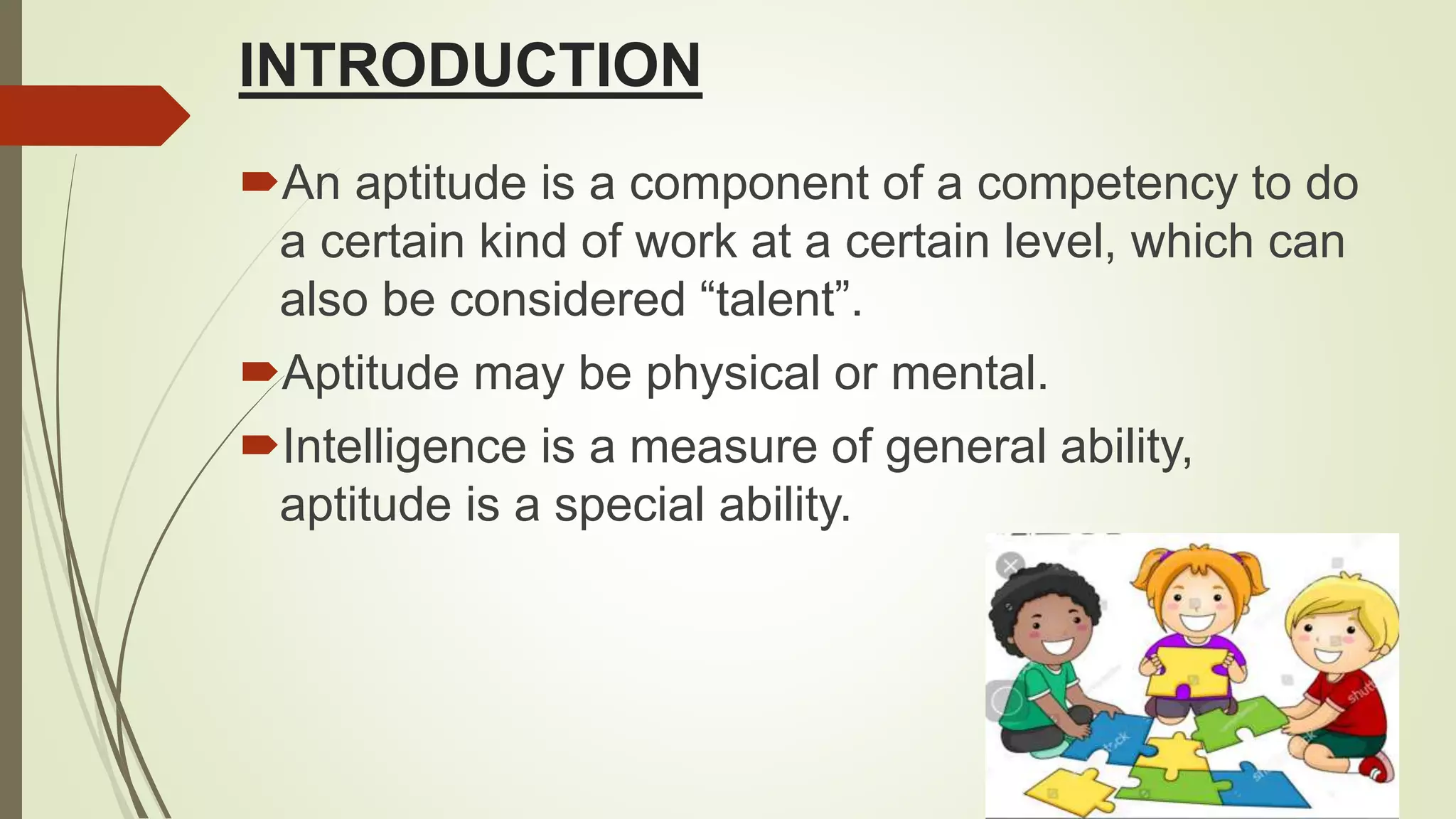 Aptitude test and its types. | PPTX